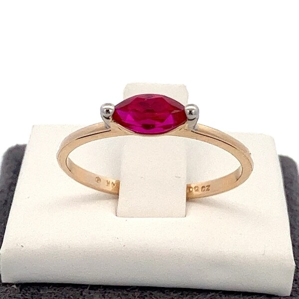 East West Stone Ring - Etsy