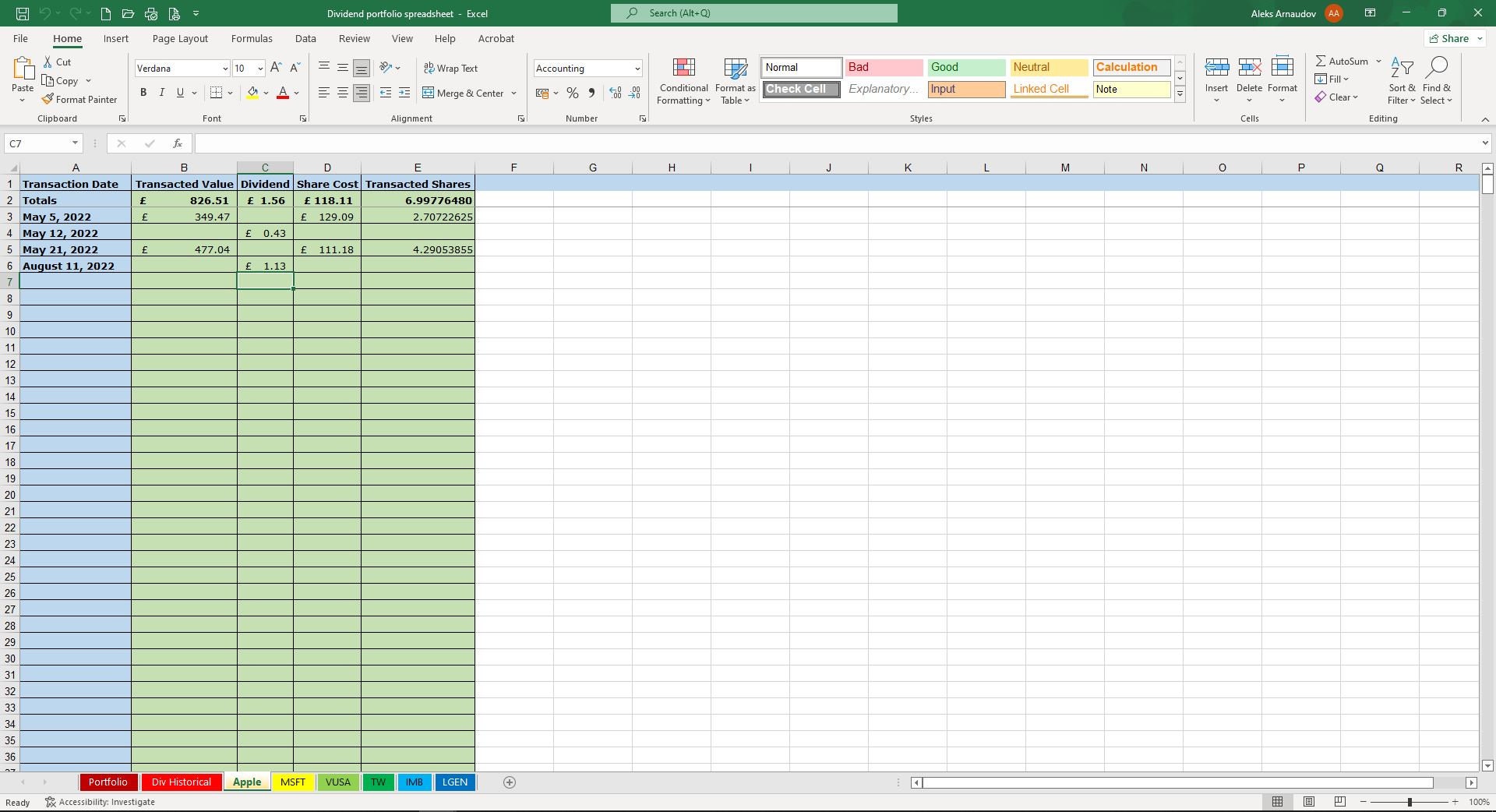 Ultimate Dividend Portfolio Tracker Spreadsheet - Etsy