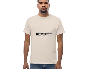 Redacted Shirt - Etsy