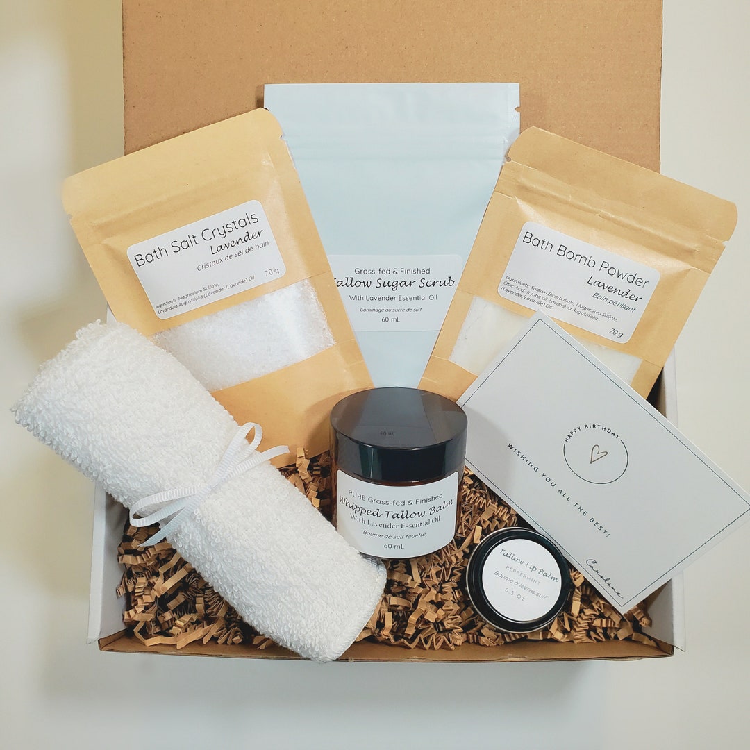 All Natural Self Care Gift Box Tallow Gift Set - Etsy