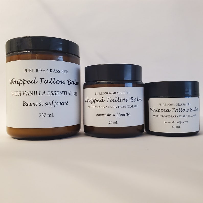 Pure Whipped Tallow Balm Grass Fed And Finished Tallow 1 Ingredient