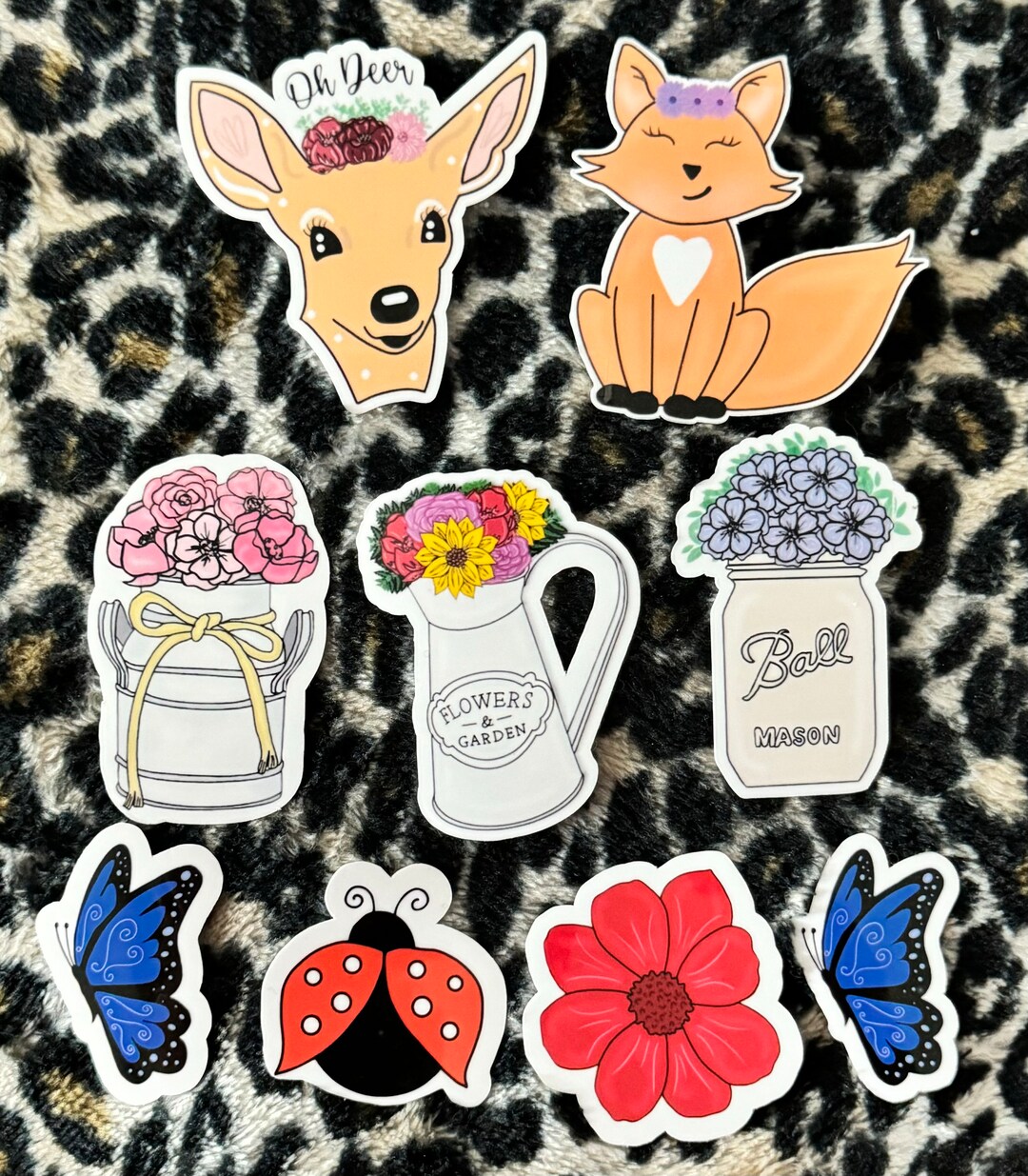 Cottagecore Stickers 9 Pk ,cute Stickers Pack,gifts for Her Under 20 ...