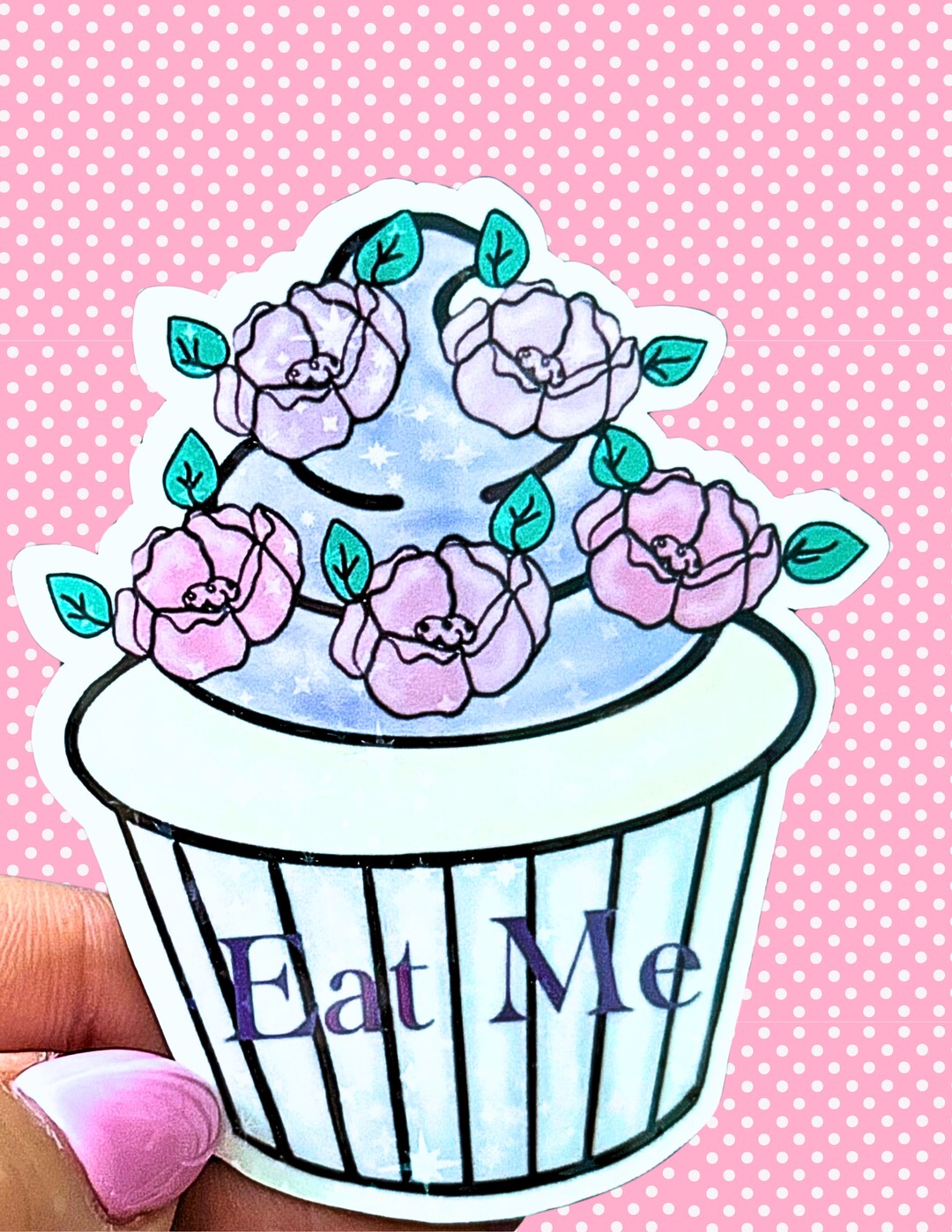 Naughty Cupcake Eat Me Sticker Decal Feminist Stickers Laptop Stickers ...