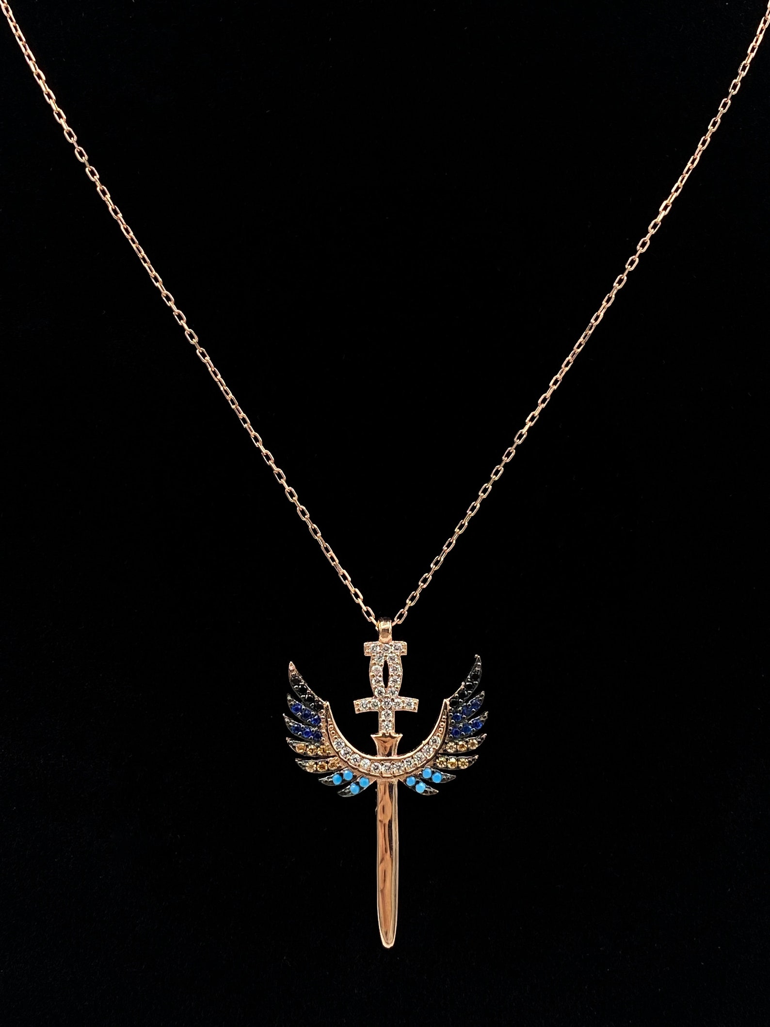 Sword of St. Michael Necklace, Angel's Sword Necklace, Sword Pendant ...