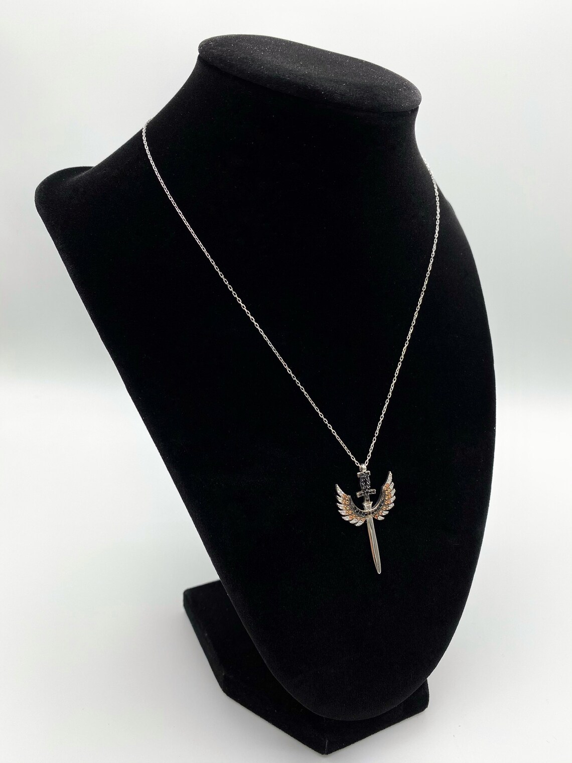 Sword of St. Michael Necklace, Angel's Sword Necklace, Sword Pendant ...