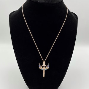 Sword of St. Michael Necklace, Angel's Sword Necklace, Sword Pendant ...
