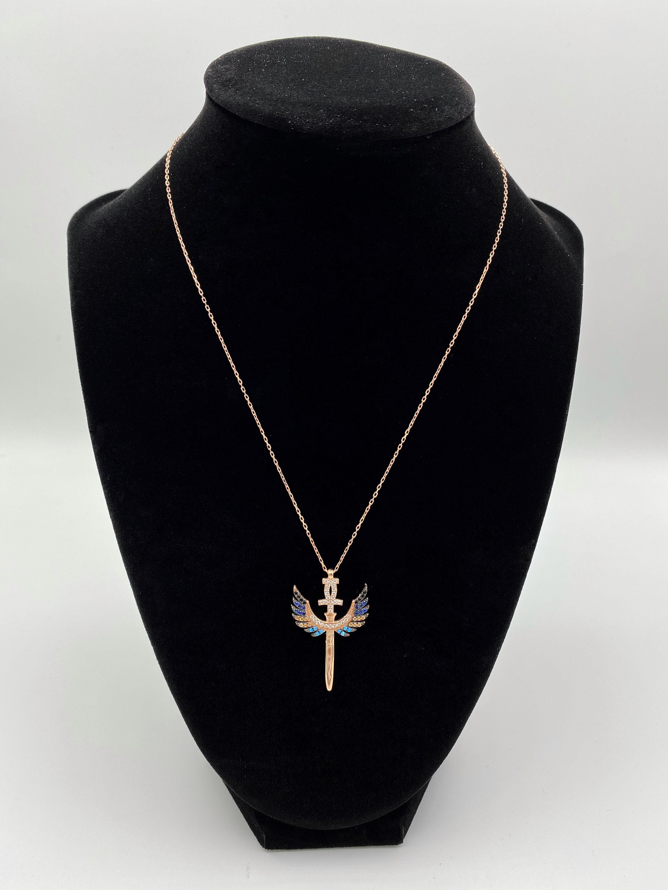 Sword of St. Michael Necklace, Angel's Sword Necklace, Sword Pendant ...