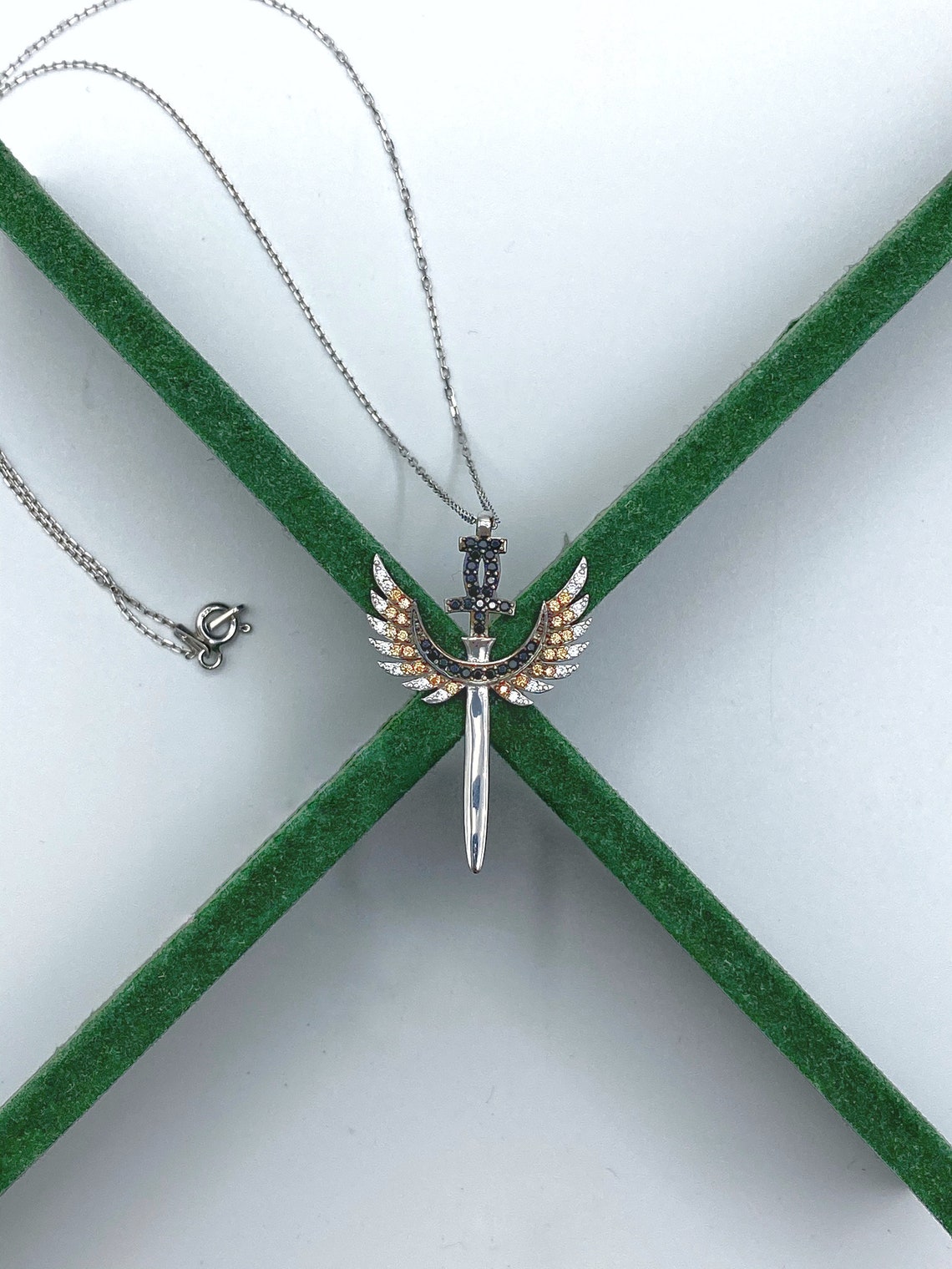 Sword of St. Michael Necklace, Angel's Sword Necklace, Sword Pendant ...