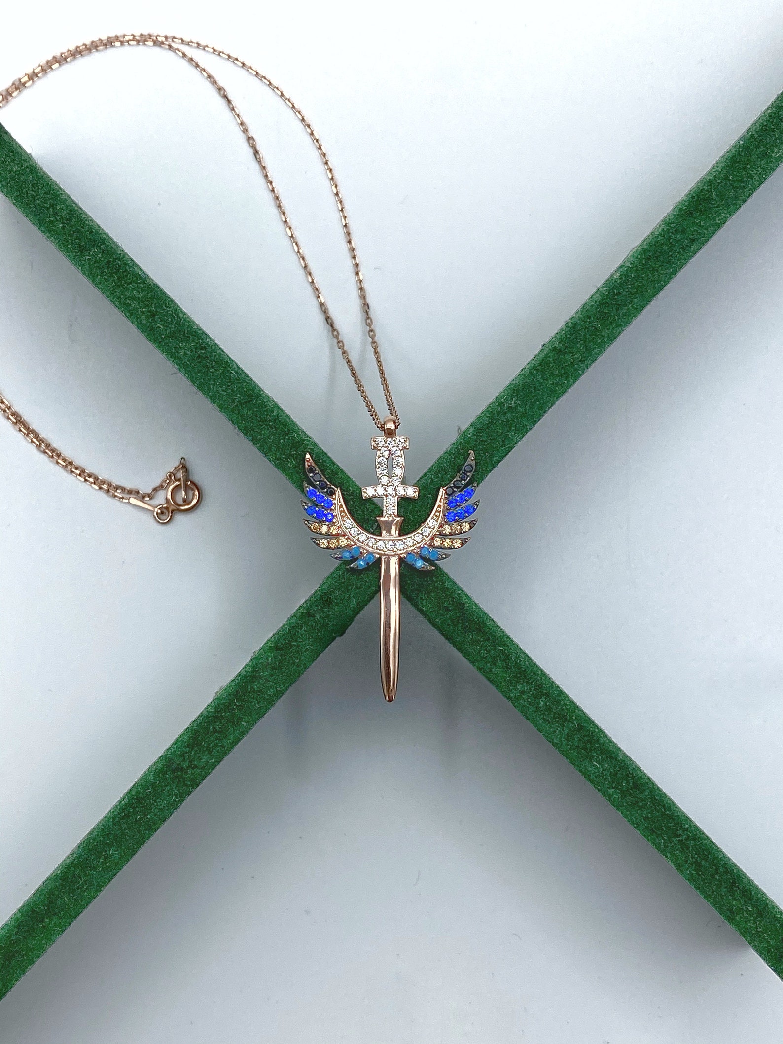 Sword of St. Michael Necklace, Angel's Sword Necklace, Sword Pendant ...