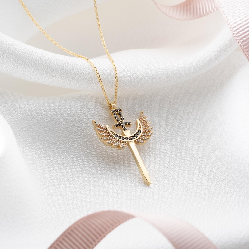 St Michael Sword Dainty - Etsy