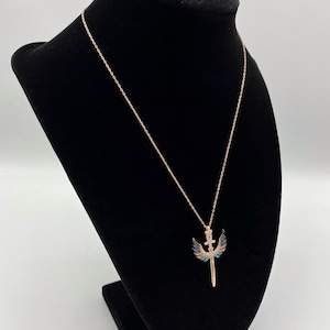 Sword of St. Michael Necklace, Angel's Sword Necklace, Sword Pendant ...