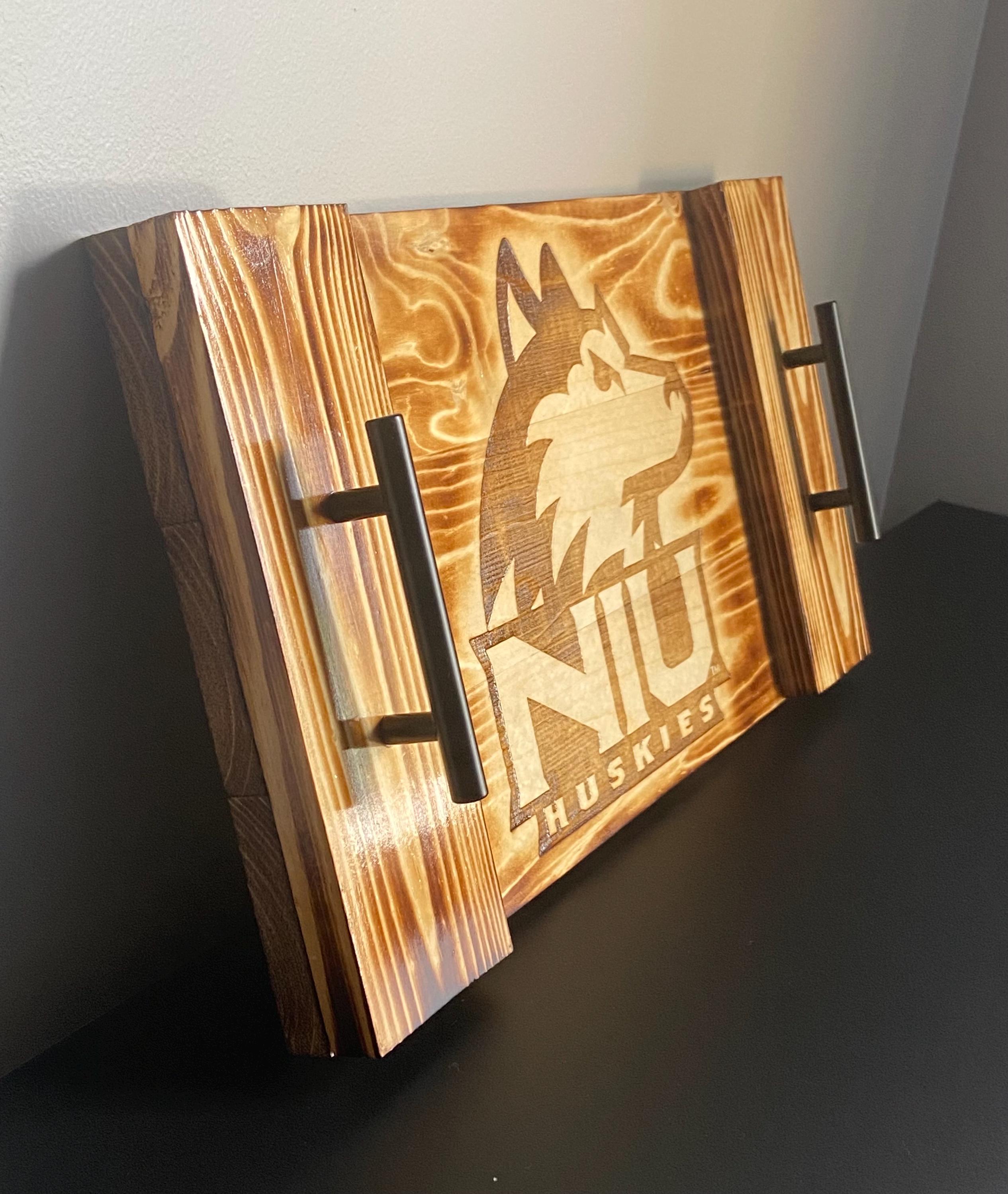 Northern Illinois University "niu" Serving Tray - Etsy