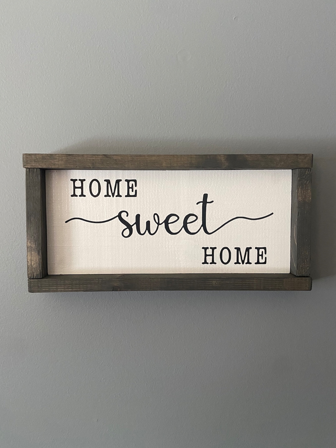 Handmade Rustic 'home Sweet Home' Sign - Wall Art (free Shipping) - Etsy