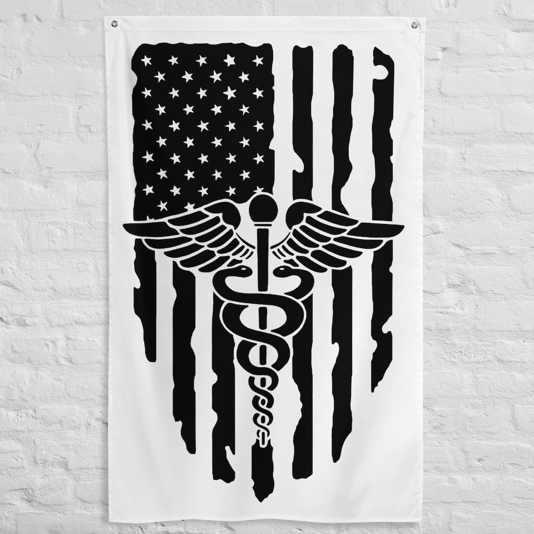 Caduceus Flag - Etsy
