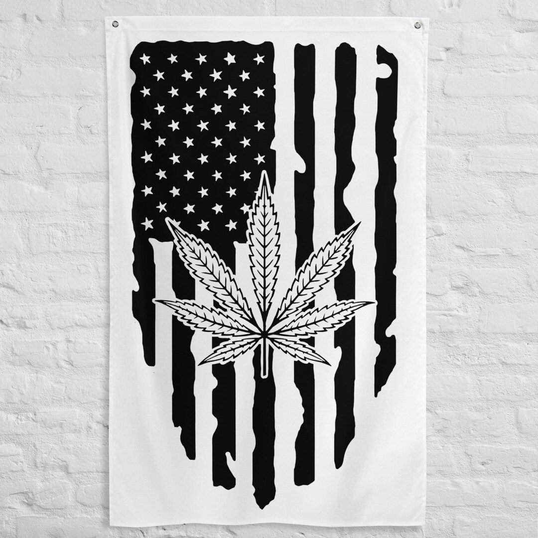 Pot Leaf Flag / Marijuana Flag - Etsy
