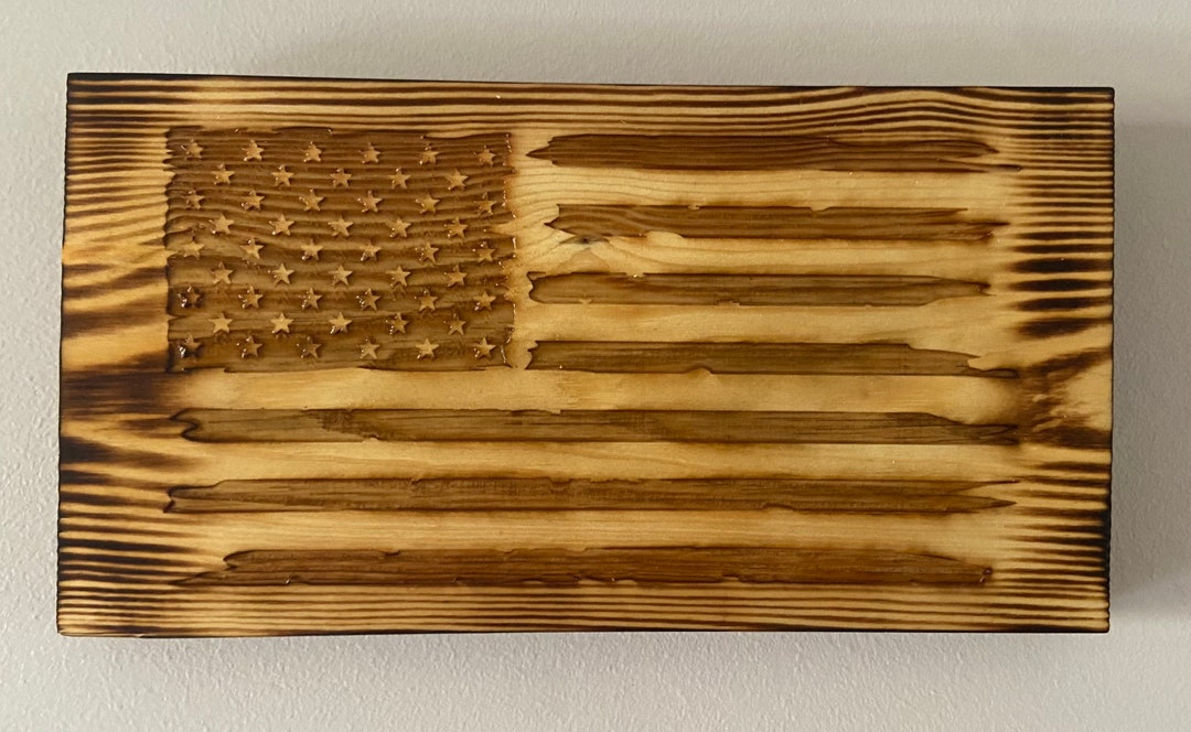 Distressed/burnt Flag (free Shipping) - Etsy