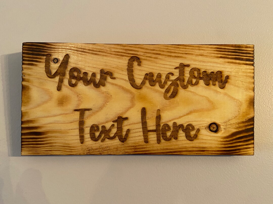 Make Your Own Custom Wooden Sign / Wall Art (free Shipping) - Etsy