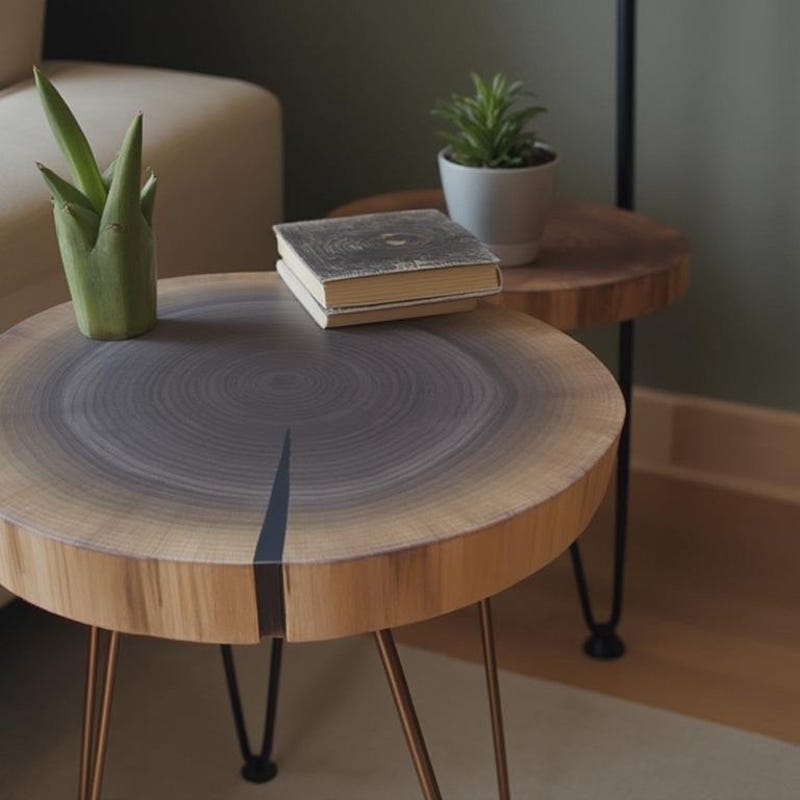 Walnut End Tables - Etsy