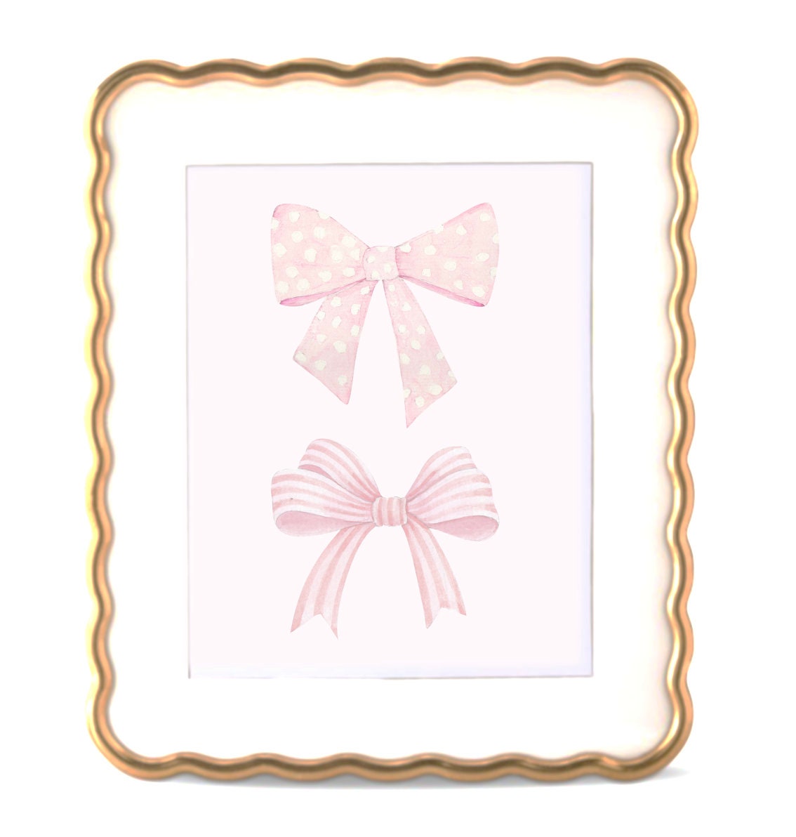 Pink Bow Digital Download Print - Etsy