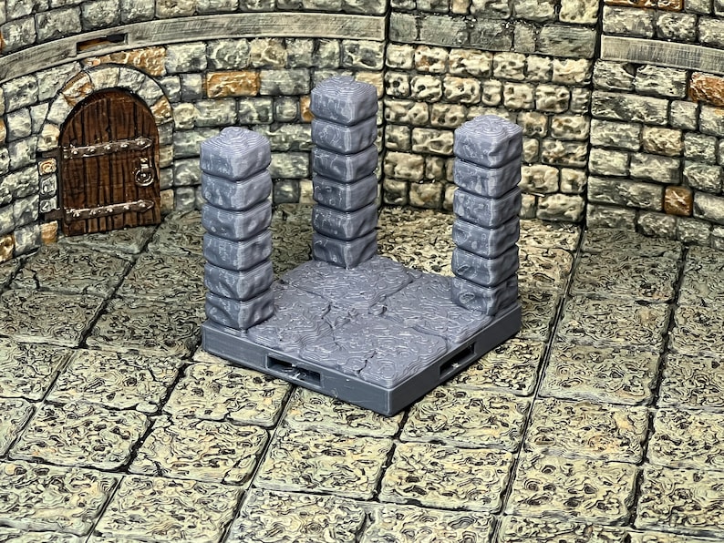 Dungeon/ Castle Corner Pillars Dragonlock - Etsy