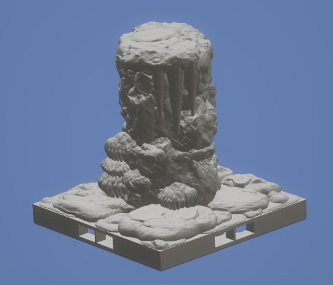 Cavern Giant Pillar Dragonlock Dnd Pathfinder Dungeon Terrain - Etsy