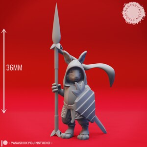 Rabbit Folk Dnd Pathfinder RPG Games Yasashii Kyojin Studio - Etsy