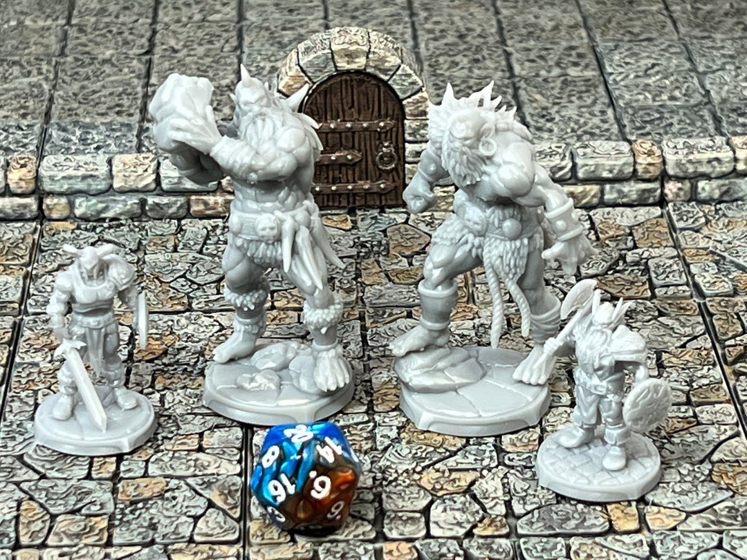 Cyclops Fighter Dnd Pathfinder Miniatures Mini's - Etsy