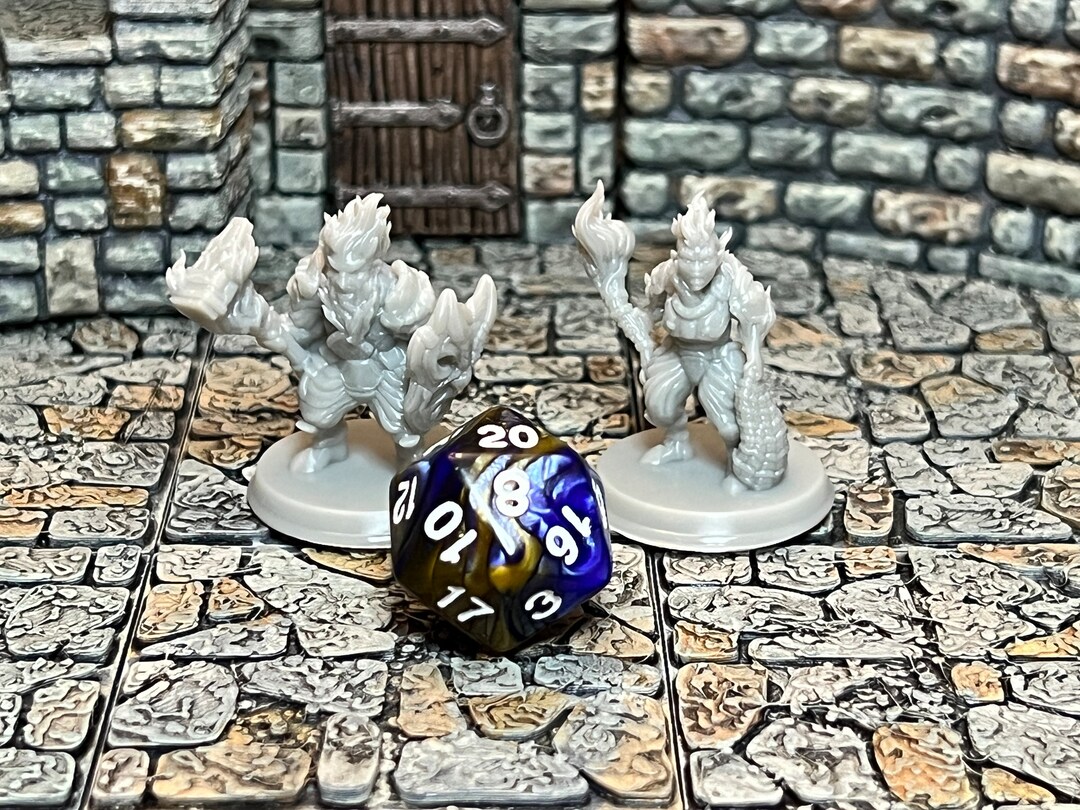 Azer Male & Female Resin Dnd Pathfinder RPG - Etsy