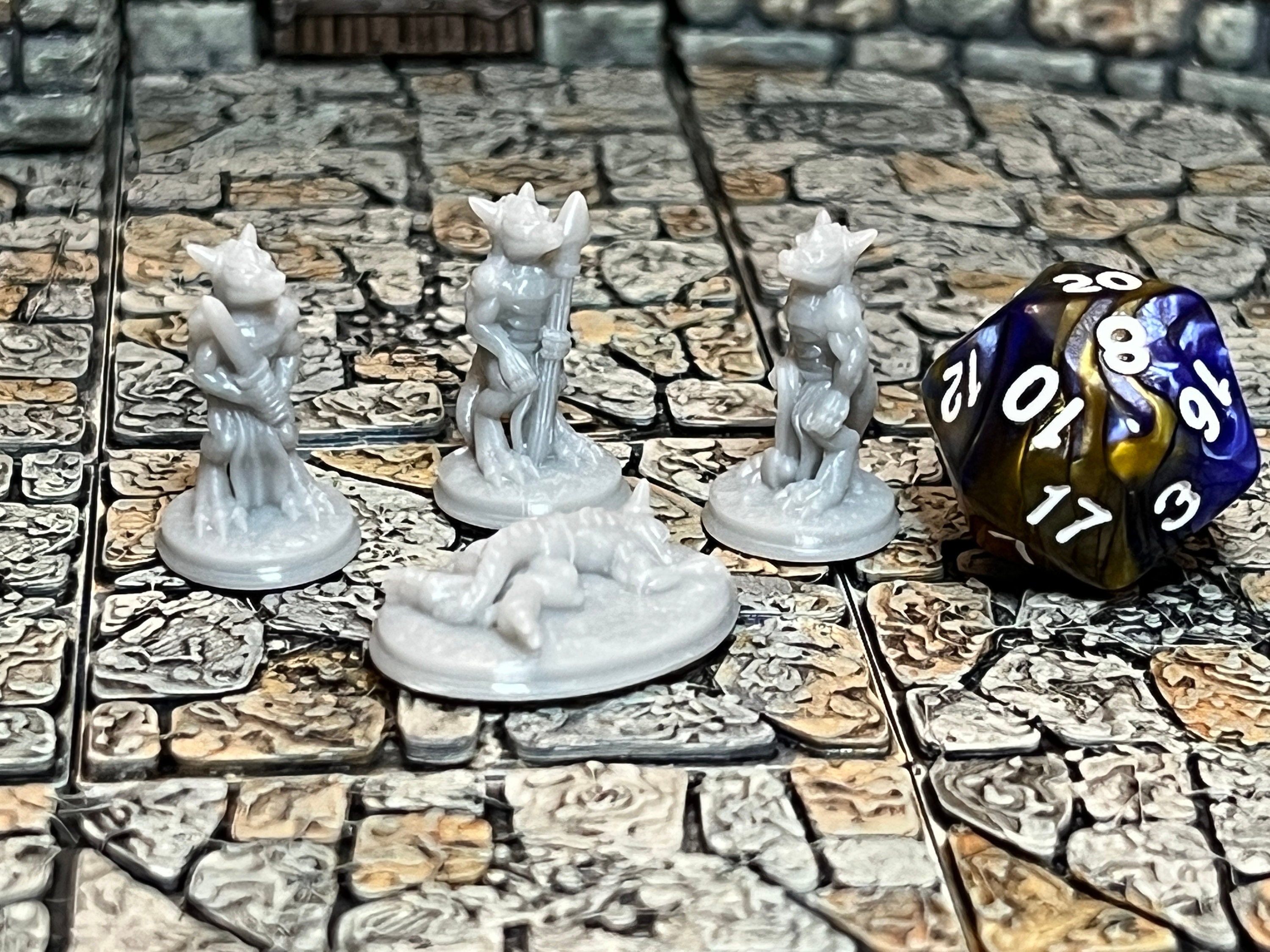 Kobolds 28mm or 32mm Resin Set of 4 Dnd Pathinder - Etsy