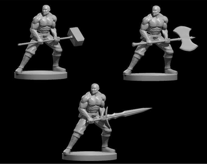 Goliath Barbarians Dnd Pathfinder RPG Games - Etsy