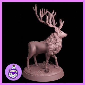 Stag / Deer / Elk Resin Dnd Pathfinder RPG Games - Etsy