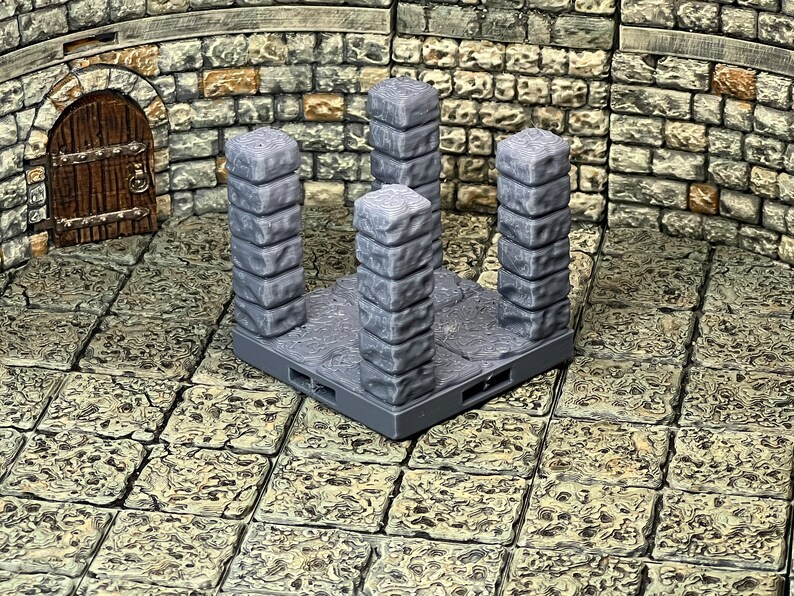 Dungeon/ Castle Corner Pillars Dragonlock - Etsy