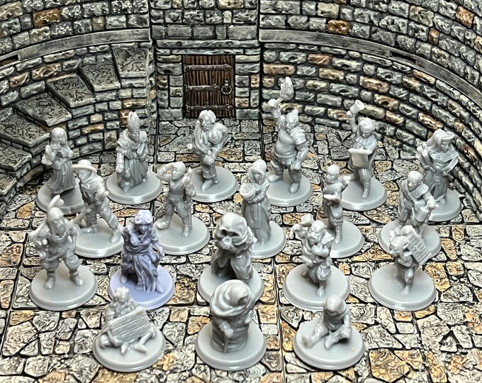 Villagers 1 Mix & Match Dnd Pathfinder RPG - Etsy