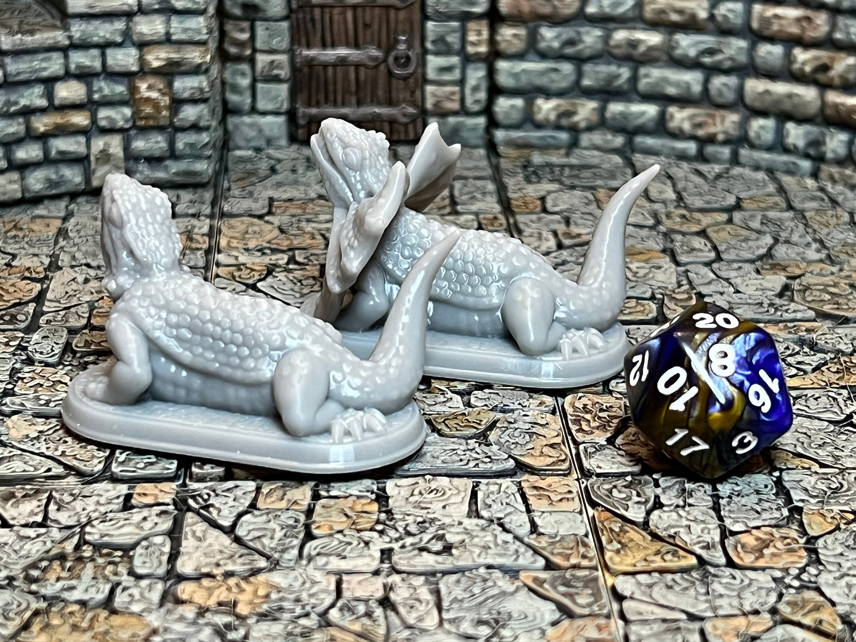 Giant Lizards Resin Dnd Pathfinder RPG - Etsy