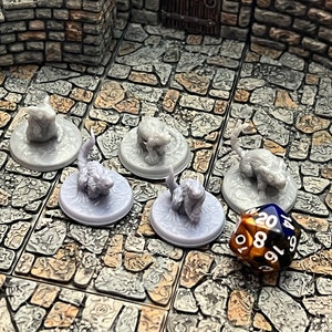 Giant Rats Resin Miniature Dnd Pathfinder RPG - Etsy