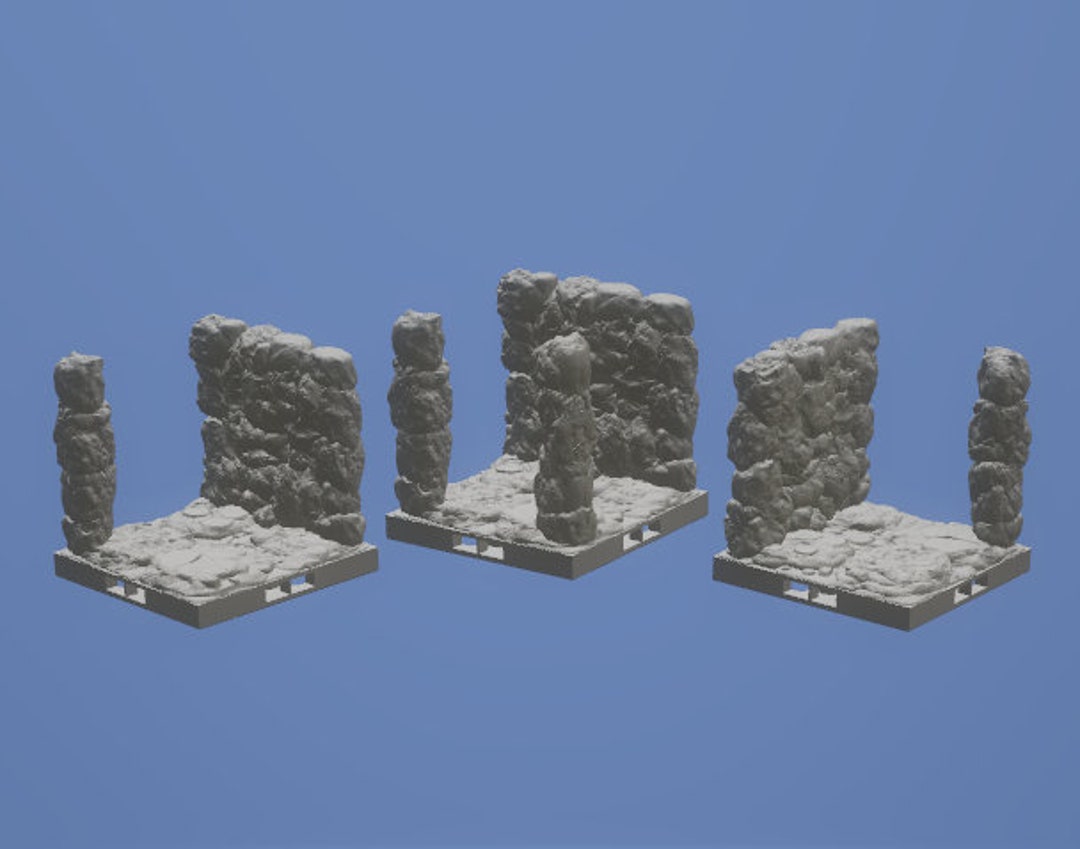 Cavern Hall Intersections Dragonlock Dnd Pathfinder Dungeon Terrain - Etsy