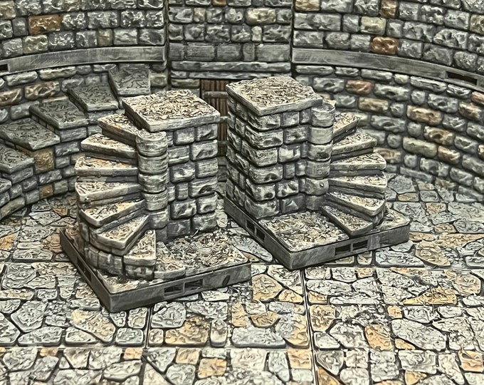 Dungeon Stairs Dragonlock Dnd Pathfinder Dungeon Terrain - Etsy