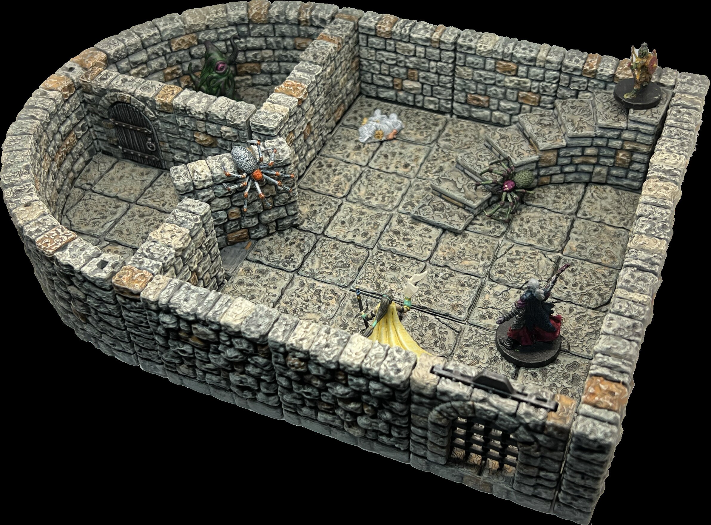 Dungen Set 2 Dnd Pathfinder Seperate Walls Dungeon - Etsy