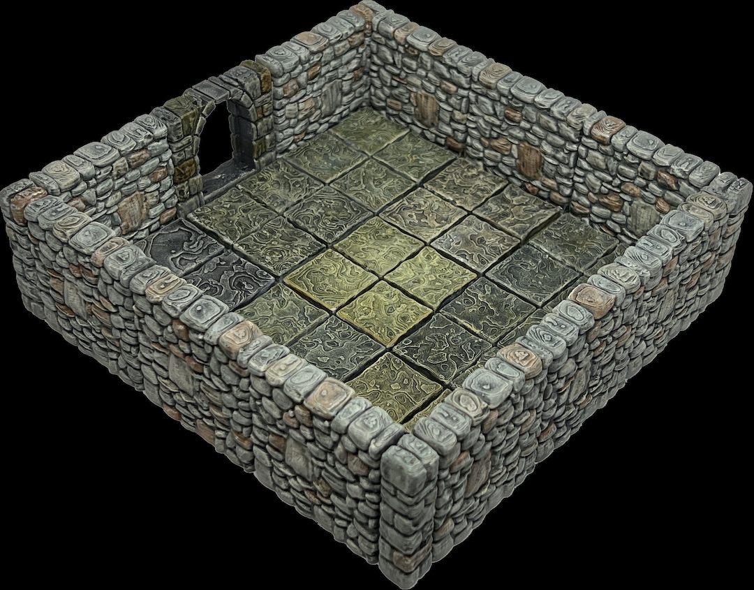 Dungeon Set Dungeon Room Dnd Pathfinder Seperate Walls - Etsy