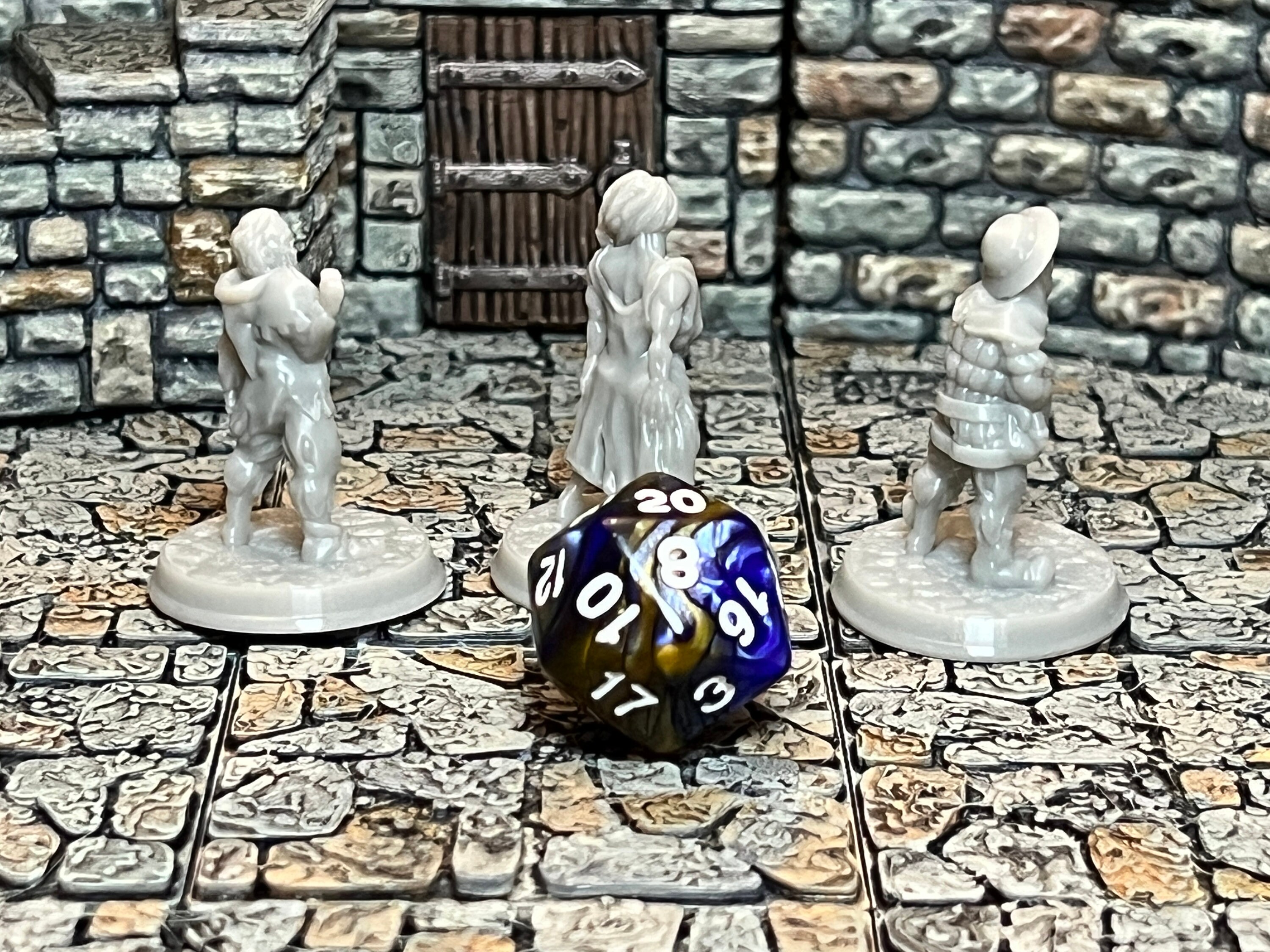 Zombies 28mm or 32mm Resin Set of 3 Resin Dnd - Etsy