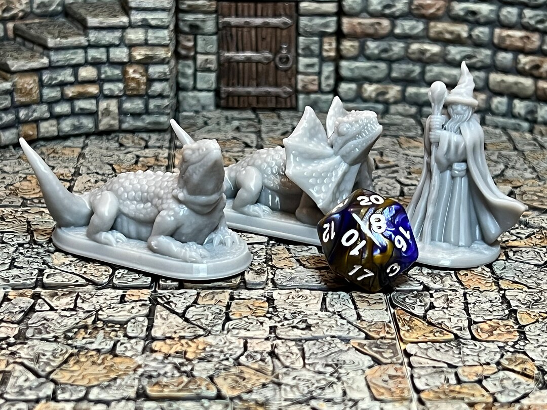 Giant Lizards Resin Dnd Pathfinder RPG - Etsy