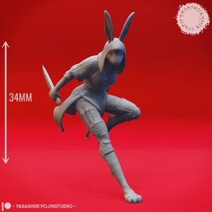 Rabbit Folk Dnd Pathfinder RPG Games Yasashii Kyojin Studio - Etsy