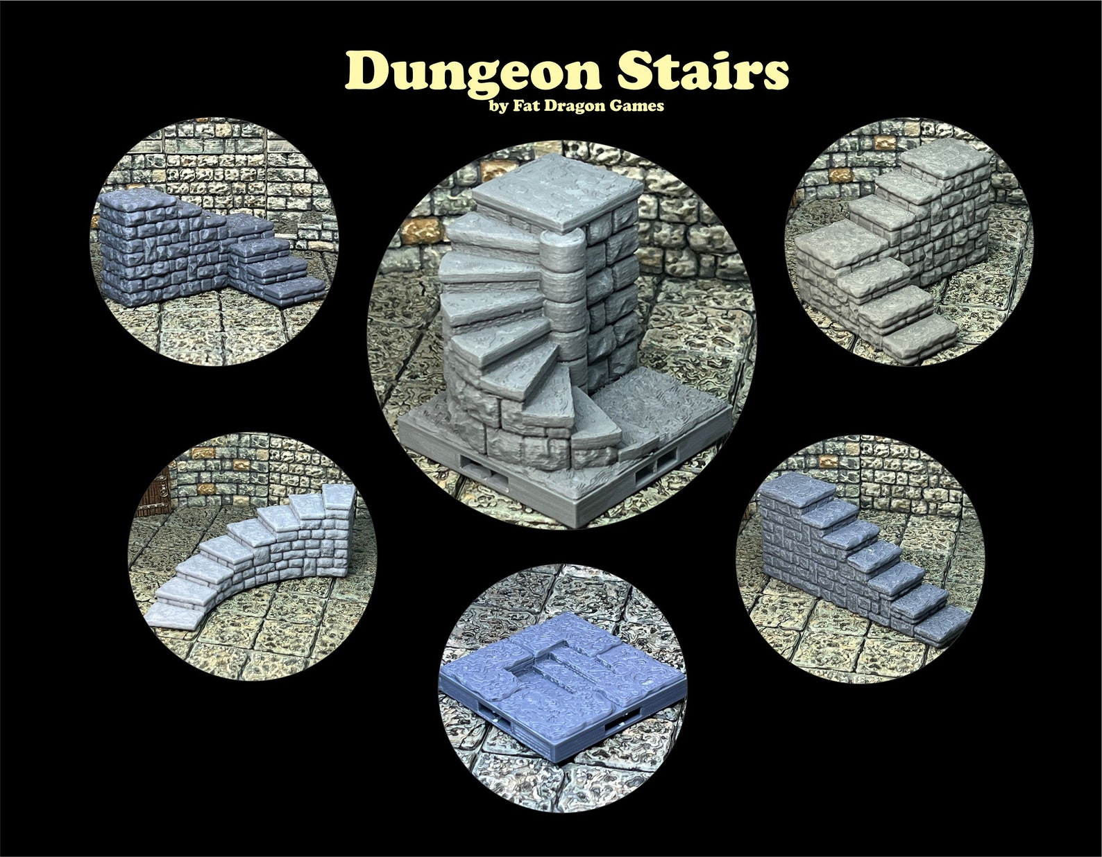 Dungeon Stairs Dragonlock Dnd Pathfinder Dungeon - Etsy