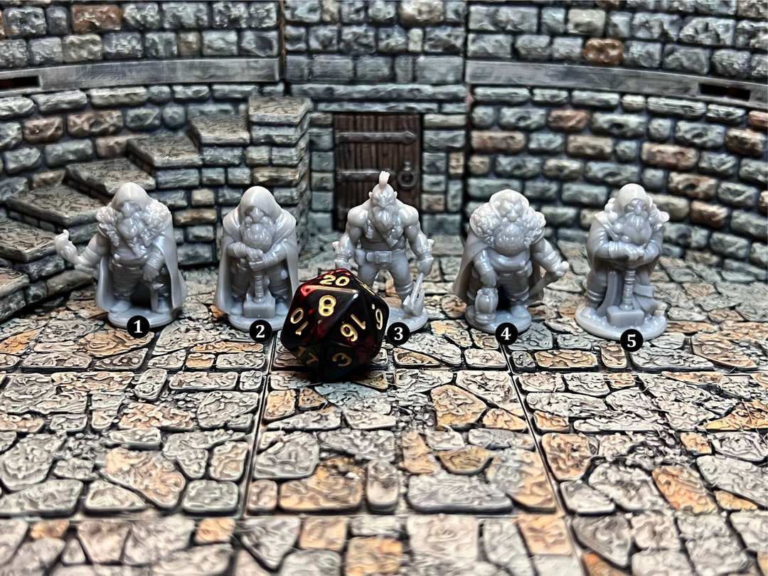 Dwarves Barbarian Warrior Fighter Rogue Cleric Paladin Miniature Dnd ...