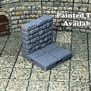 Dungeon Wall Dnd Pathfinder Wall on Tile Dungeon Terrain Walls Fat ...