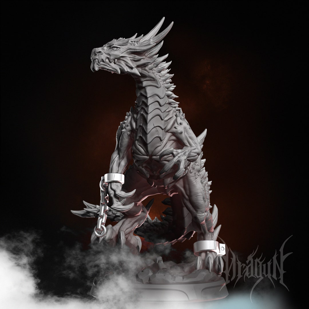 Drake Unchained Dnd Pathfinder Minatures Mini's - Etsy