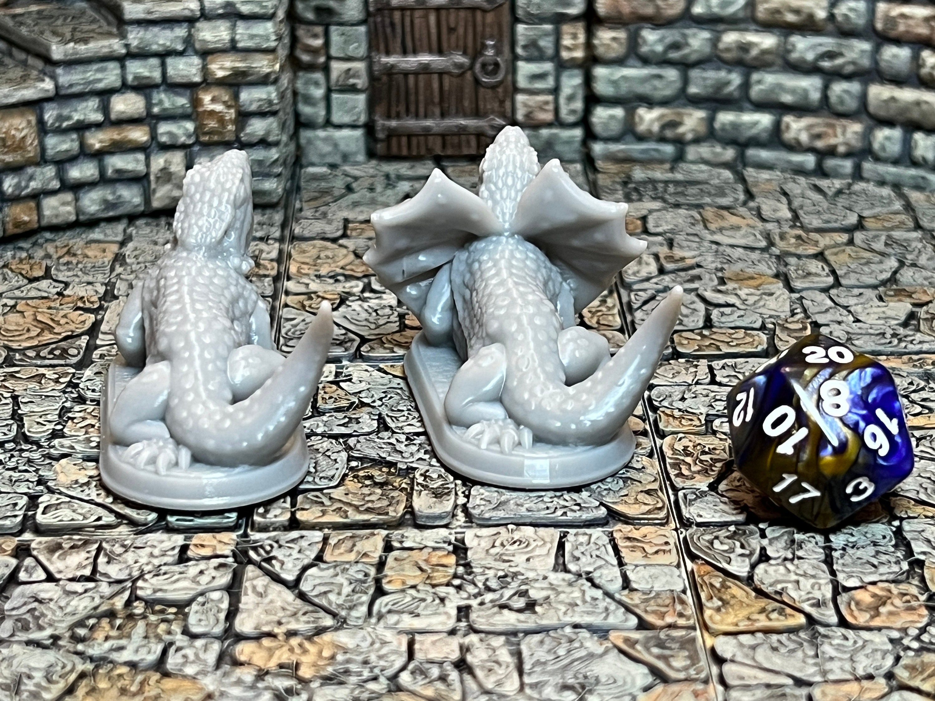 Giant Lizards Resin Dnd Pathfinder RPG - Etsy