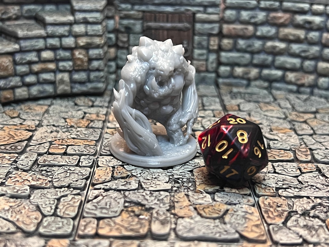 Earth Golem Resin Miniature Dnd Pathfinder RPG - Etsy