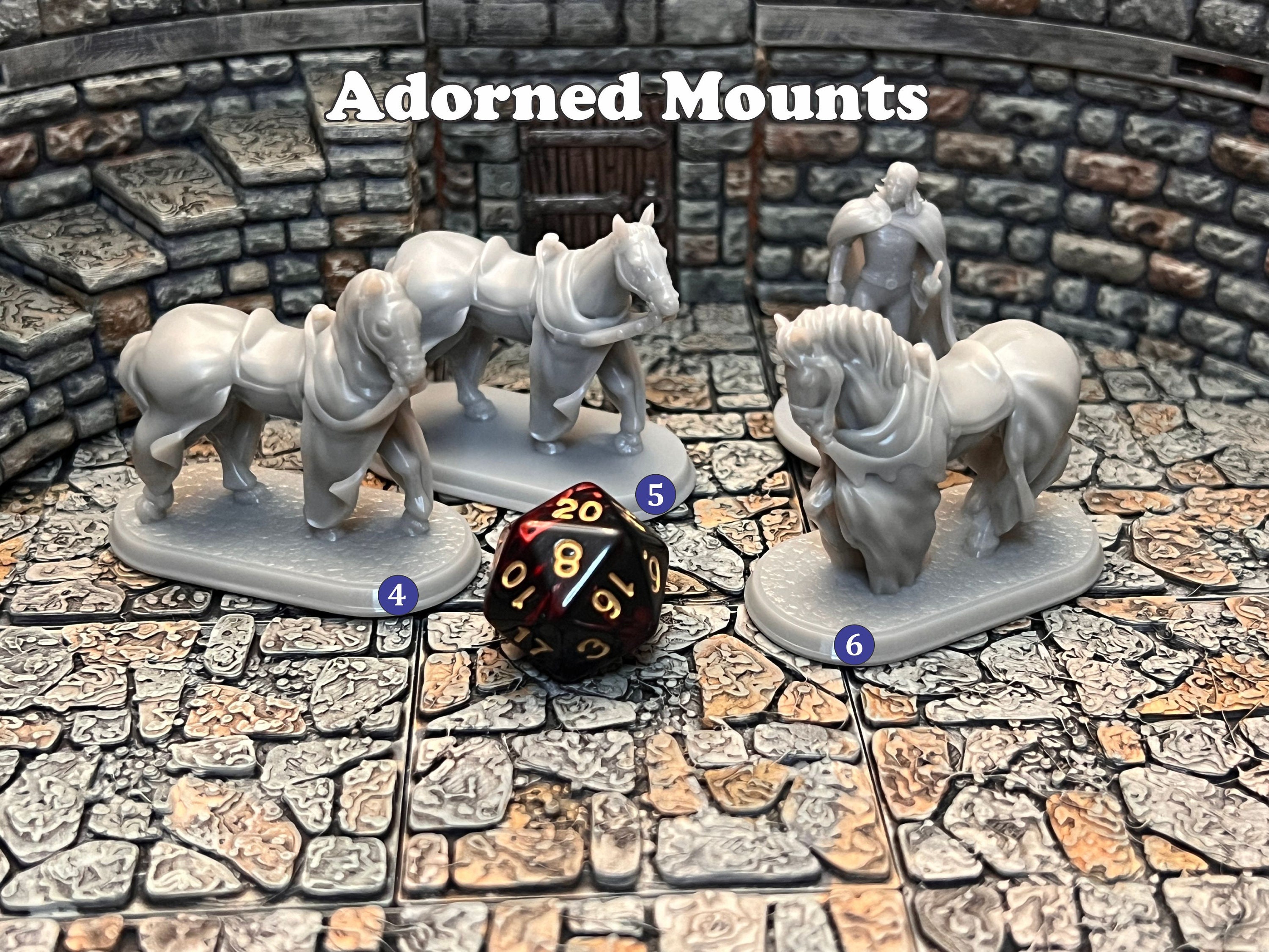 Mounts singles or Mix & Match Resin Dnd Pathfinder - Etsy