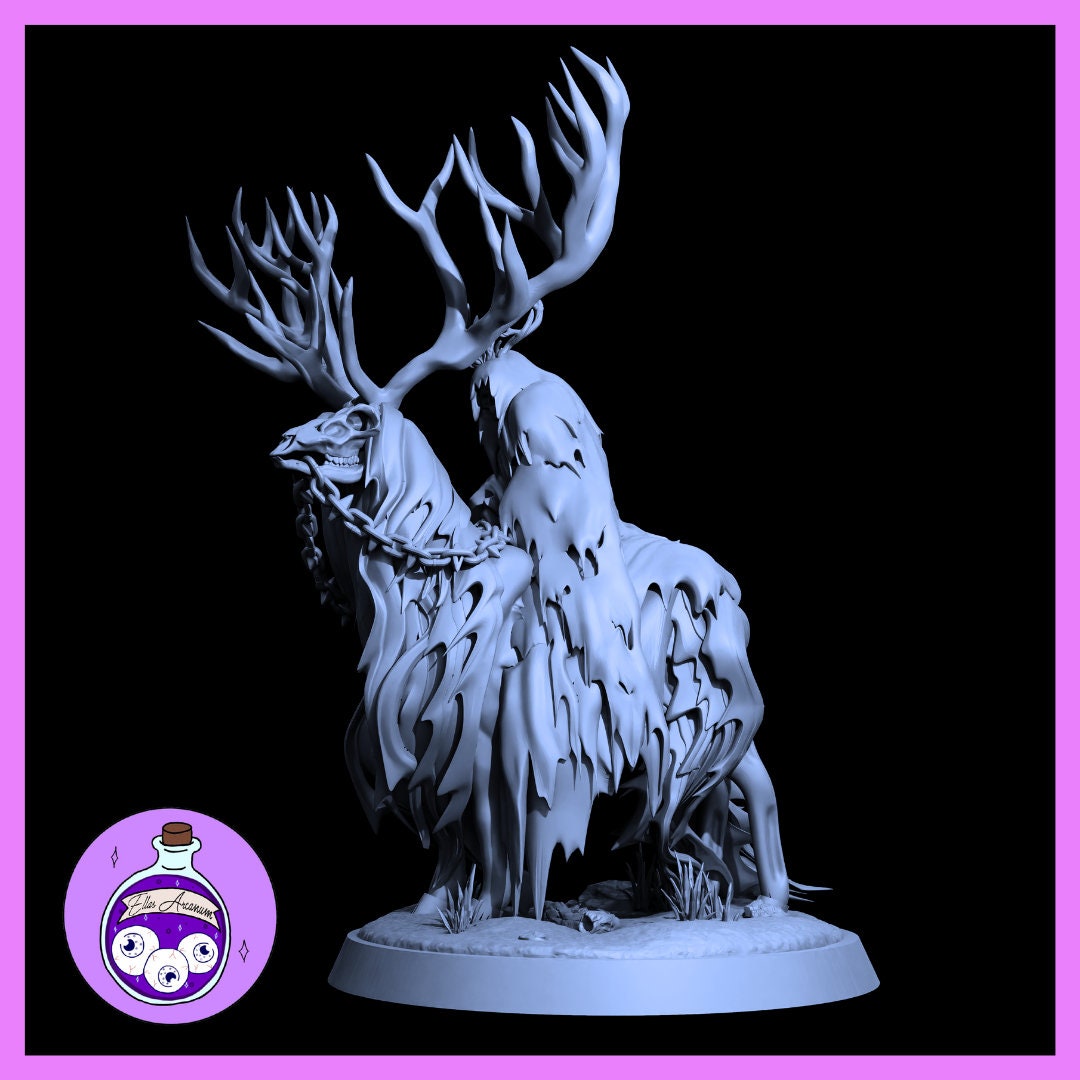 Necrotic Forest King/ Lich/ Wraith Resin Dnd Pathfinder RPG Games - Etsy